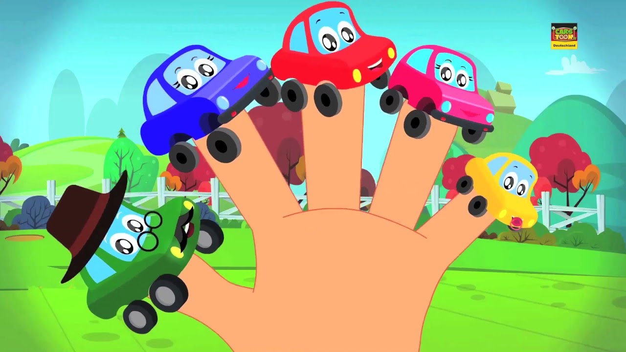 Autos Finger Familie | Little Red Auto | Finger Family Song - YouTube
