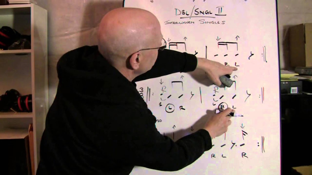 Pt. 10 - Morphing Dbls with O/C Tech - Dbl/Sngl II - Inverted Flam Taps ...