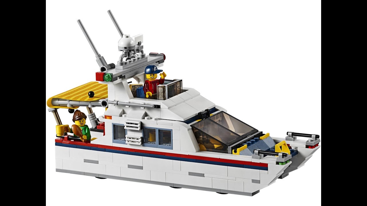 LEGO Creator 31052 Vacation Getaways Yacht - Playing with LEGO - YouTube