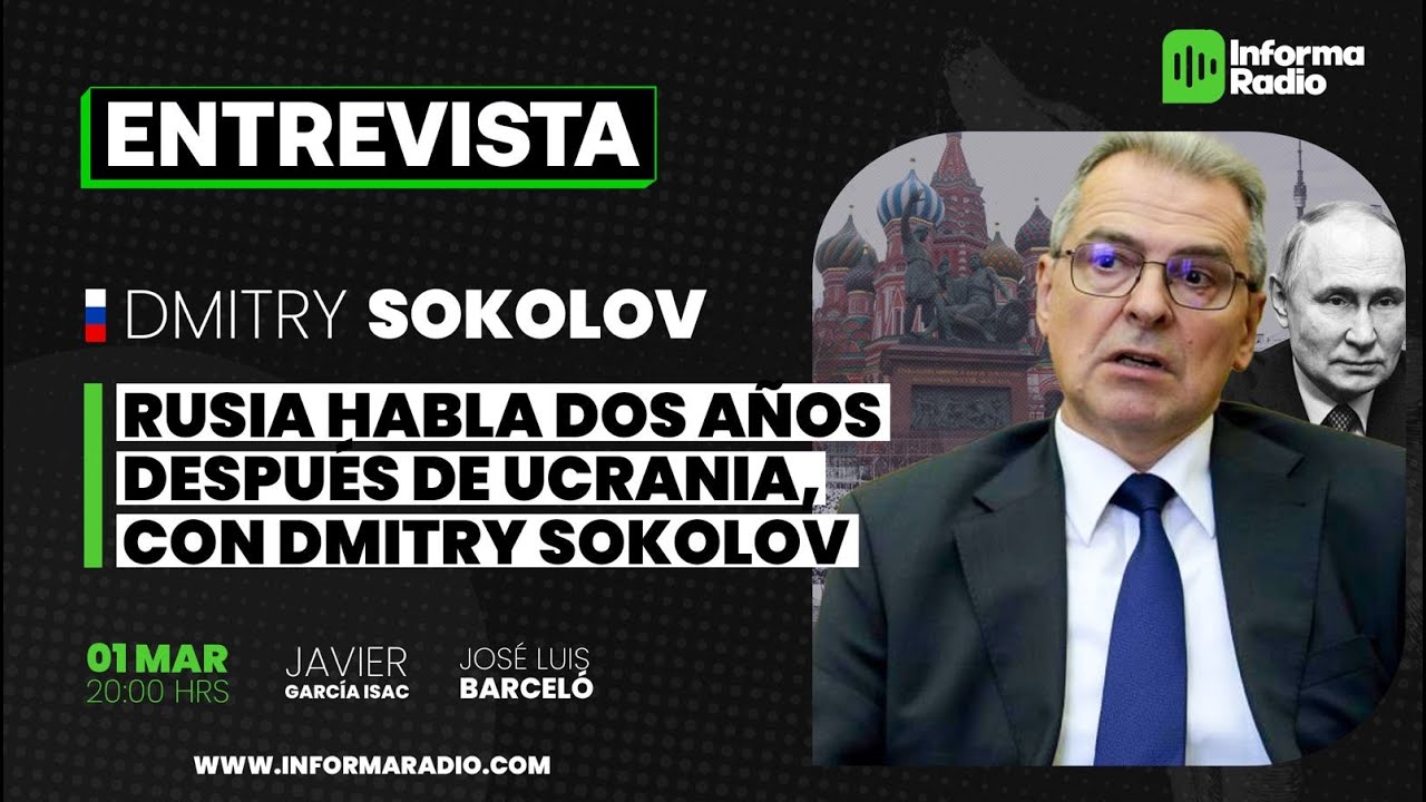 Rusia habla dos años después de Ucrania, con Dmitry Sokolov - YouTube