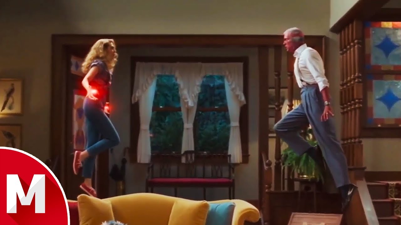 Wanda vs Vision Fight | WandaVision E5 [4K] - YouTube