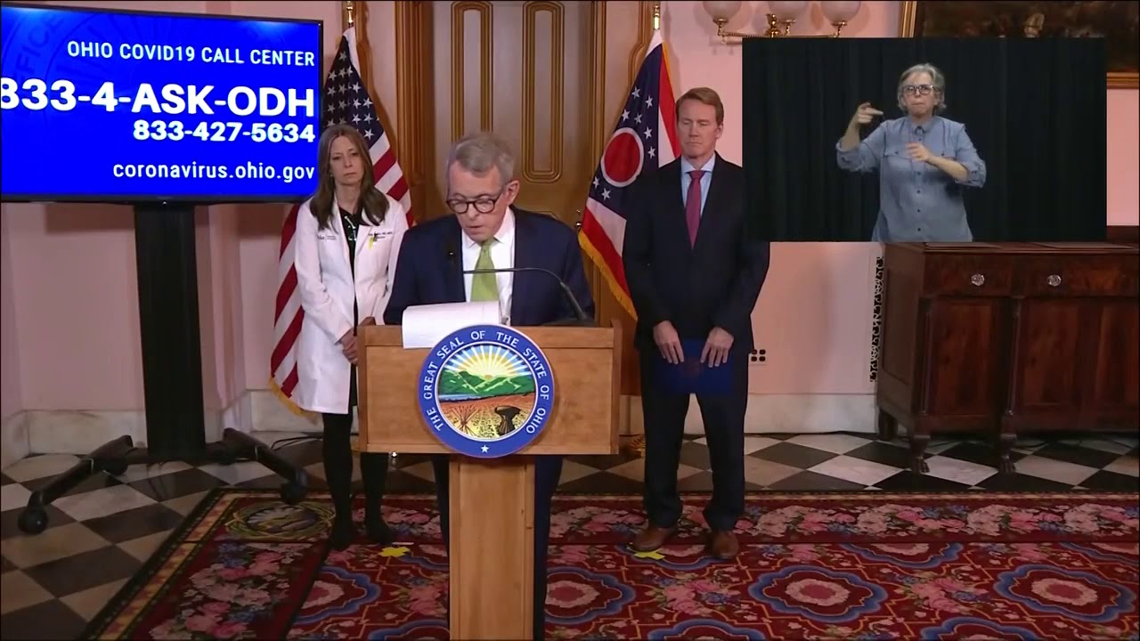Gov. Mike DeWine March 20 news conference - YouTube