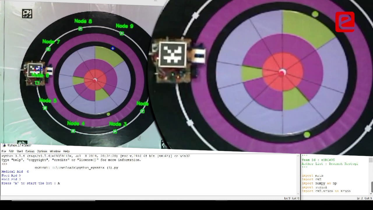 eYRC 2019-20: Supply Bot Theme Demonstration - YouTube
