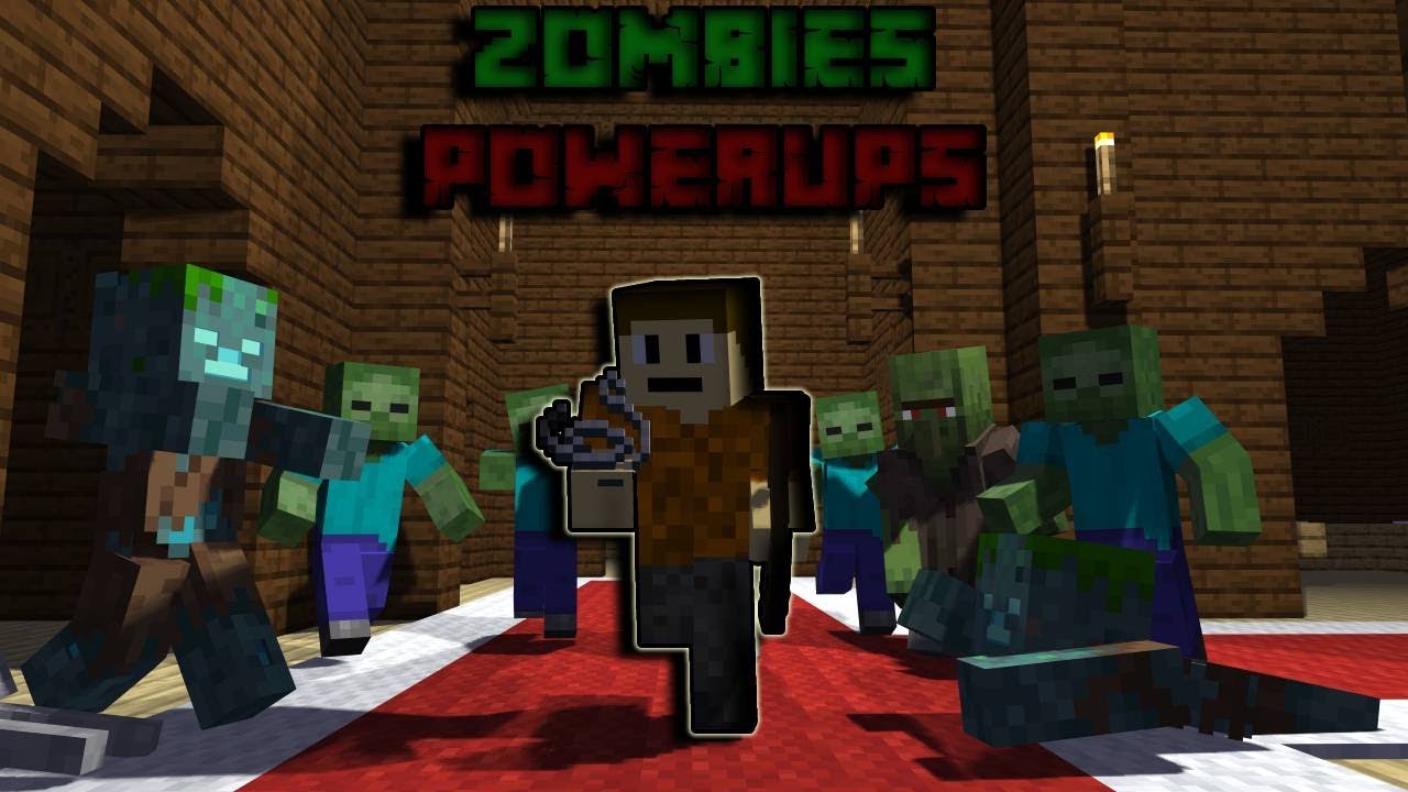 Minecraft Zombies - PowerUps (BlockPro) - YouTube