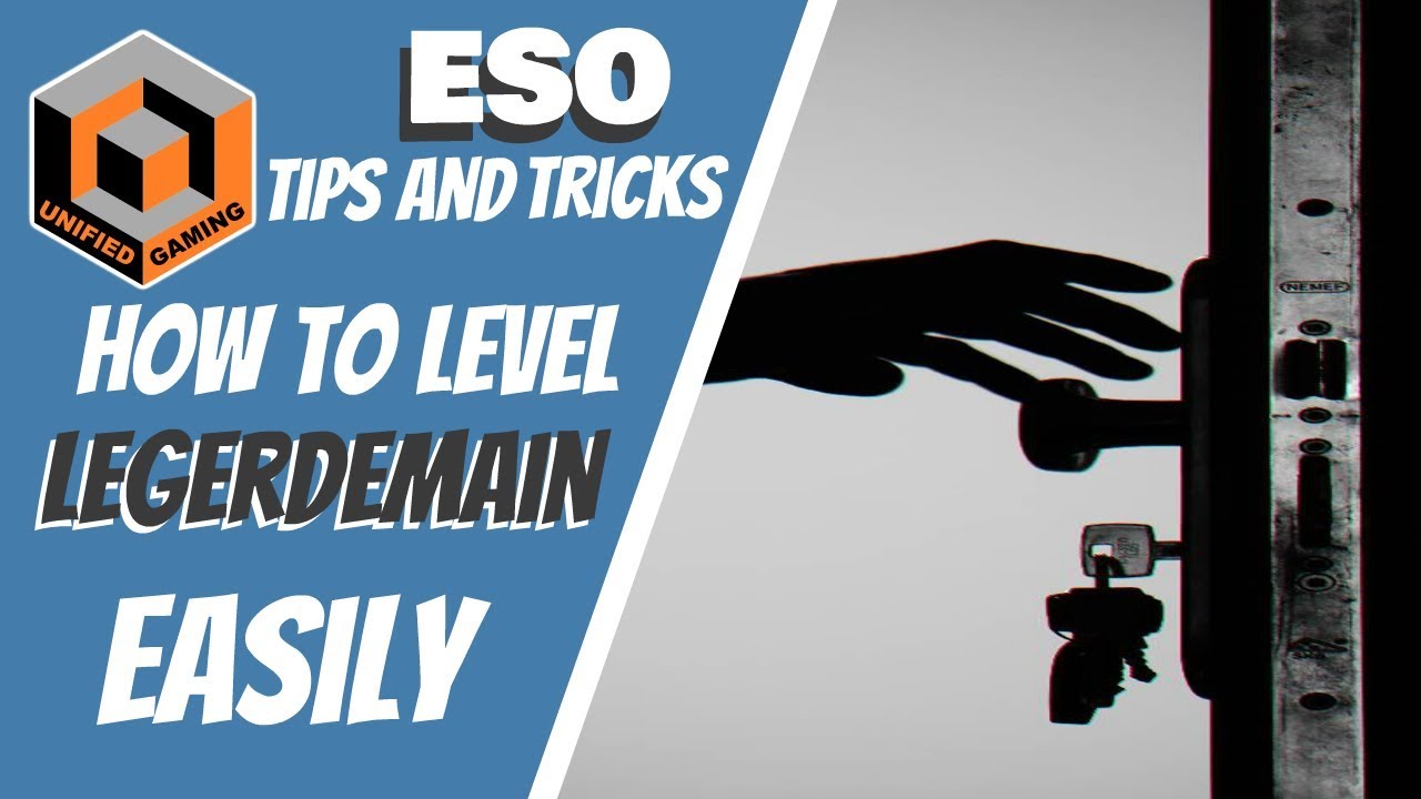 ESO Tips and Tricks - level up legerdemain easily - YouTube