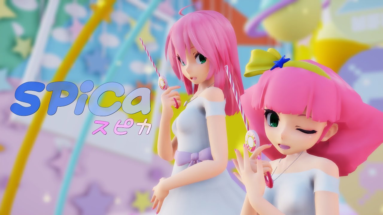 【MMD】SPiCa スピカ 魔法のプリンセス【ミンキーモモ】 4k字幕入り - YouTube