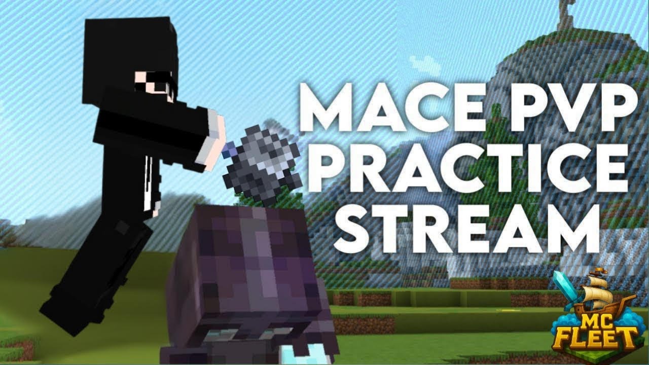 Mace PvP Practice In MCFLEET SERVER - YouTube