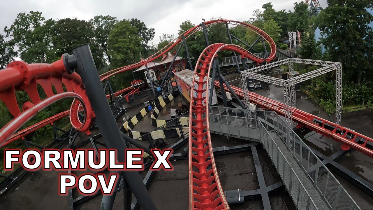 Formule X POV (4K 60FPS), Drievliet Maurer X-Car Coaster | Non ...