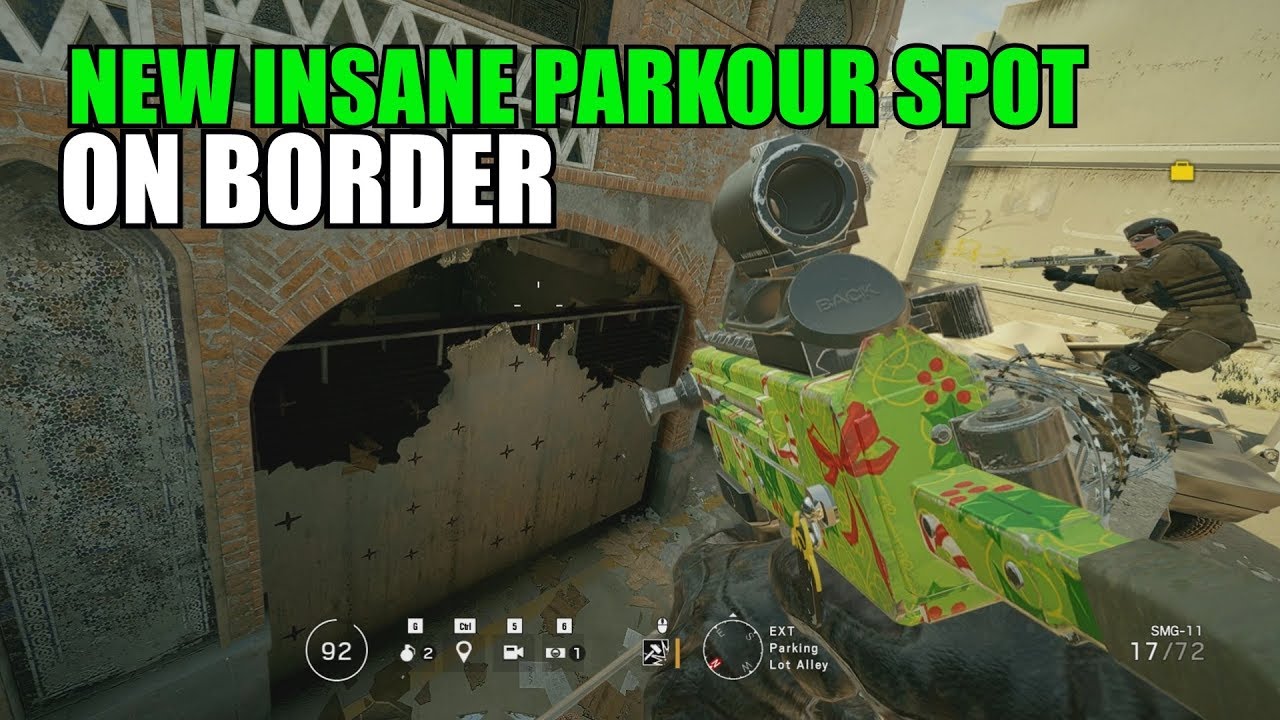 The Ultimate Parkour Trick on Border! - Rainbow Six Siege - YouTube