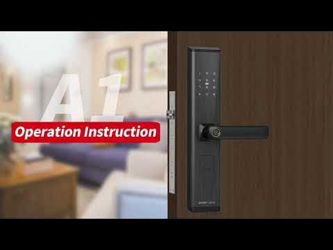 How to reset smart door lock? - A1 Operation Instruction - YouTube