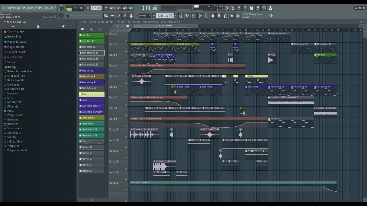 FL Studio song in progress - YouTube