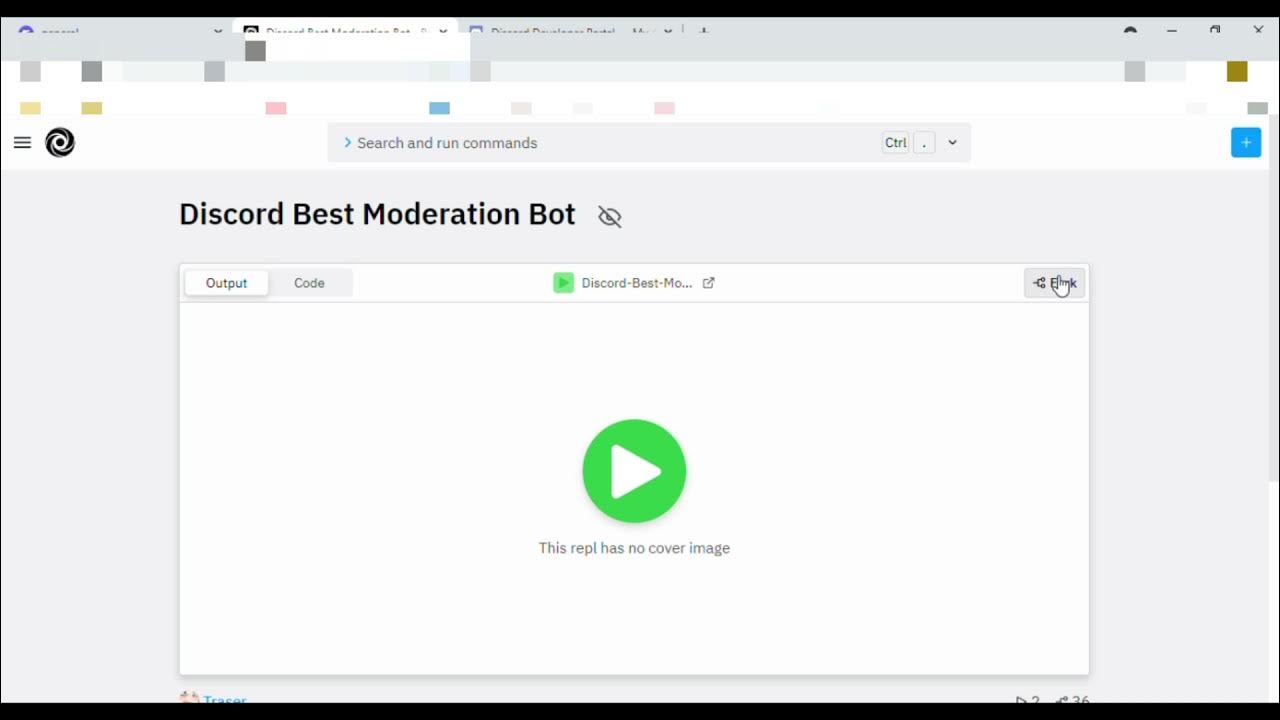 Making a "Best Discord Moderation Bot".... (Replit) - YouTube