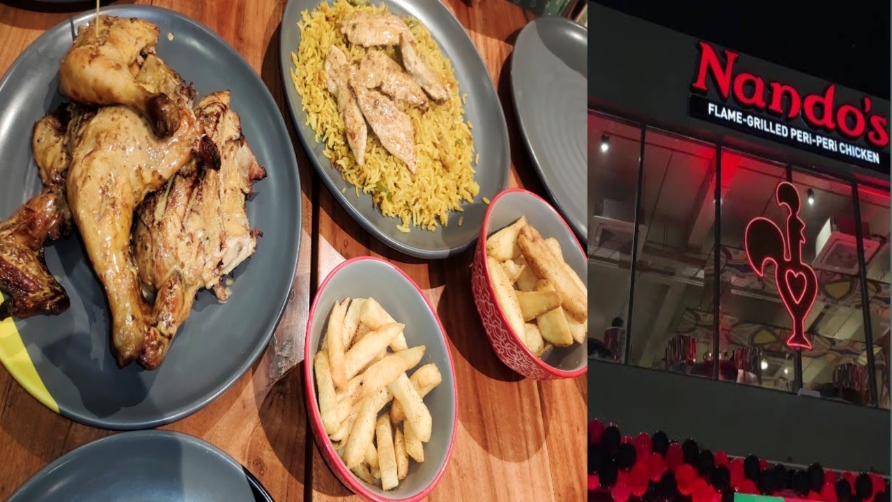 Trying Nandos Chicken for the first time | Nandos Food review | life ...