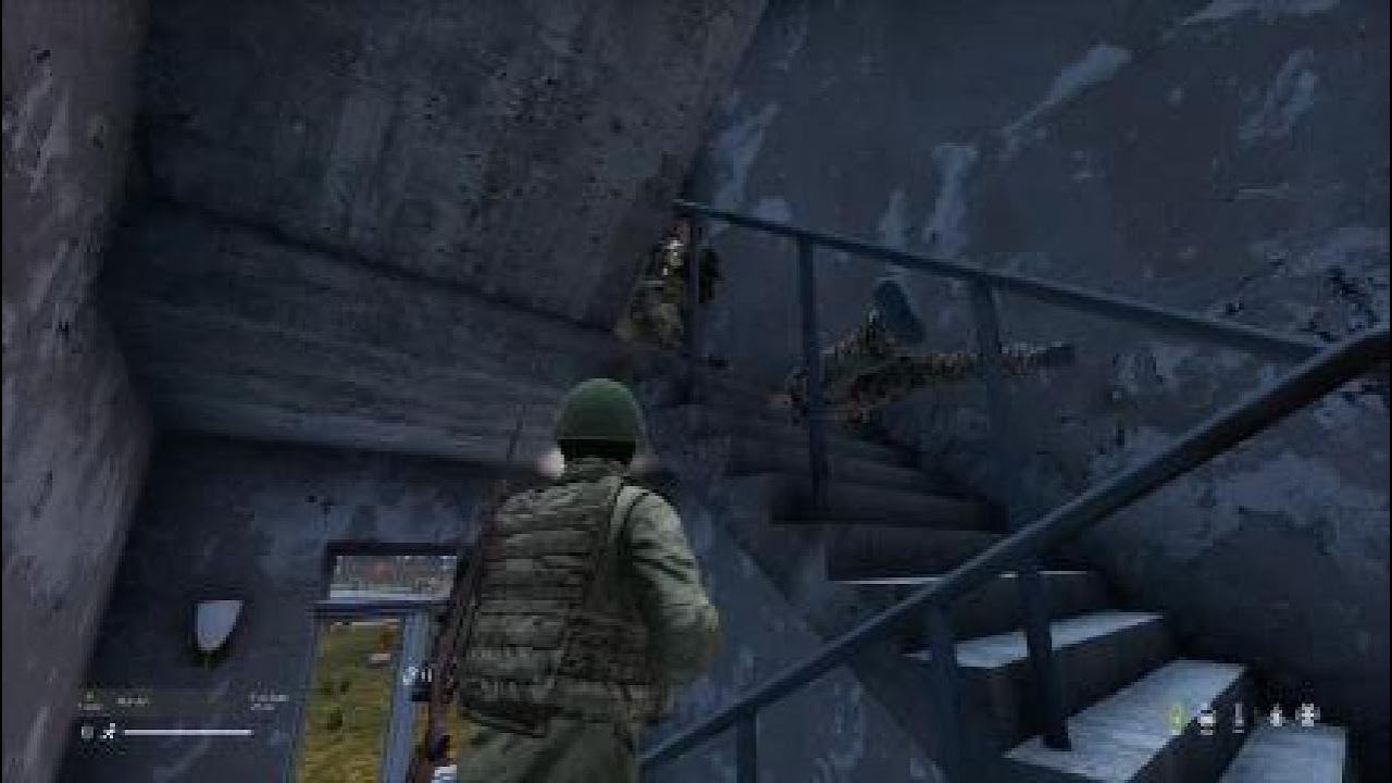 How a noob clears stairs in DayZ - YouTube