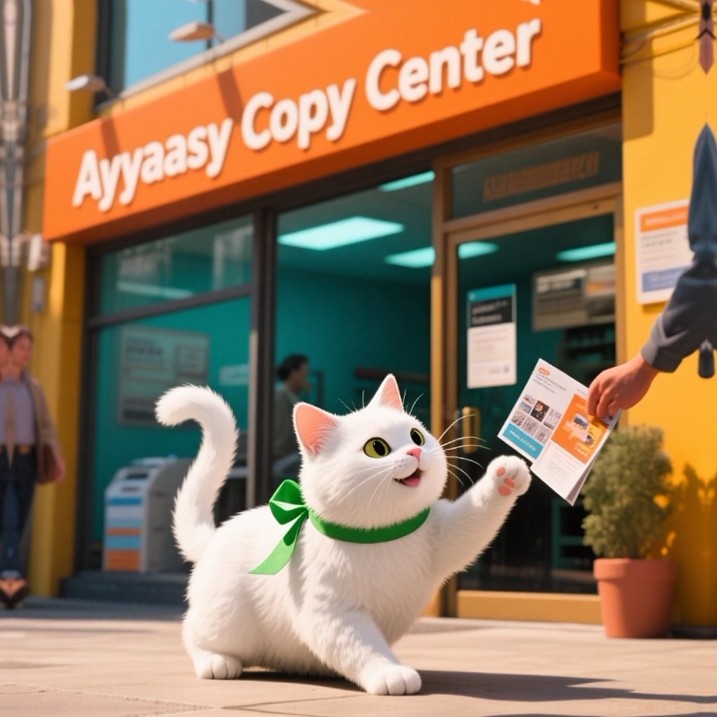 Kucing Tukang Fotokopi | Kucing Fotocopy Center | CAT STORY - YouTube