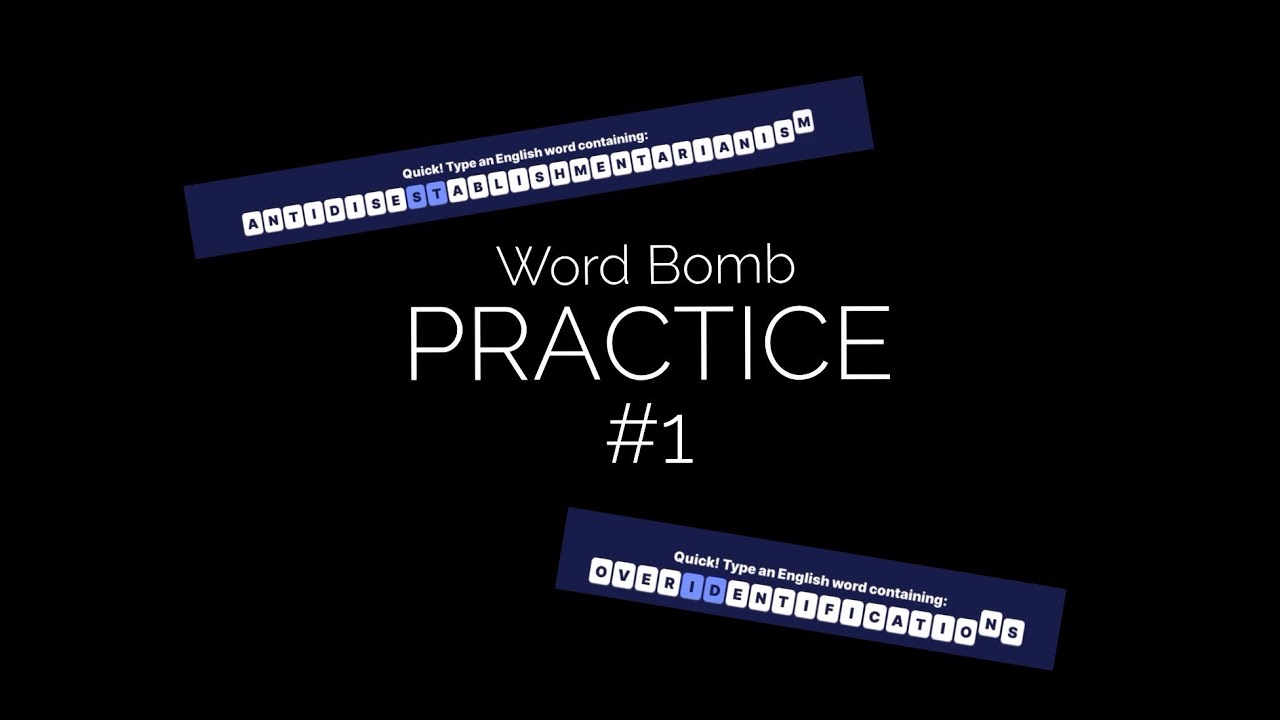 Word Bomb Practice 1 (ROBLOX) - YouTube
