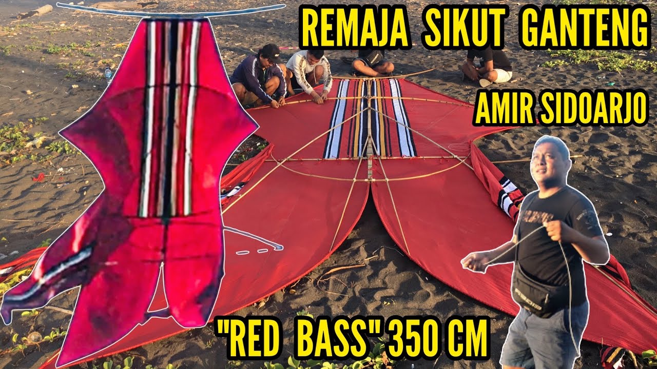 LAYANGAN BEBEAN REMAJA SIKUT KEKINIAN "RED BASS" - YouTube