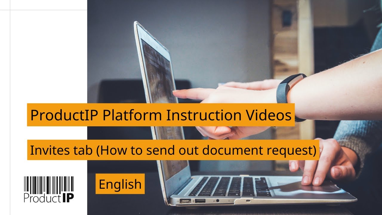 EN Invites tab (How to send out document request) - YouTube