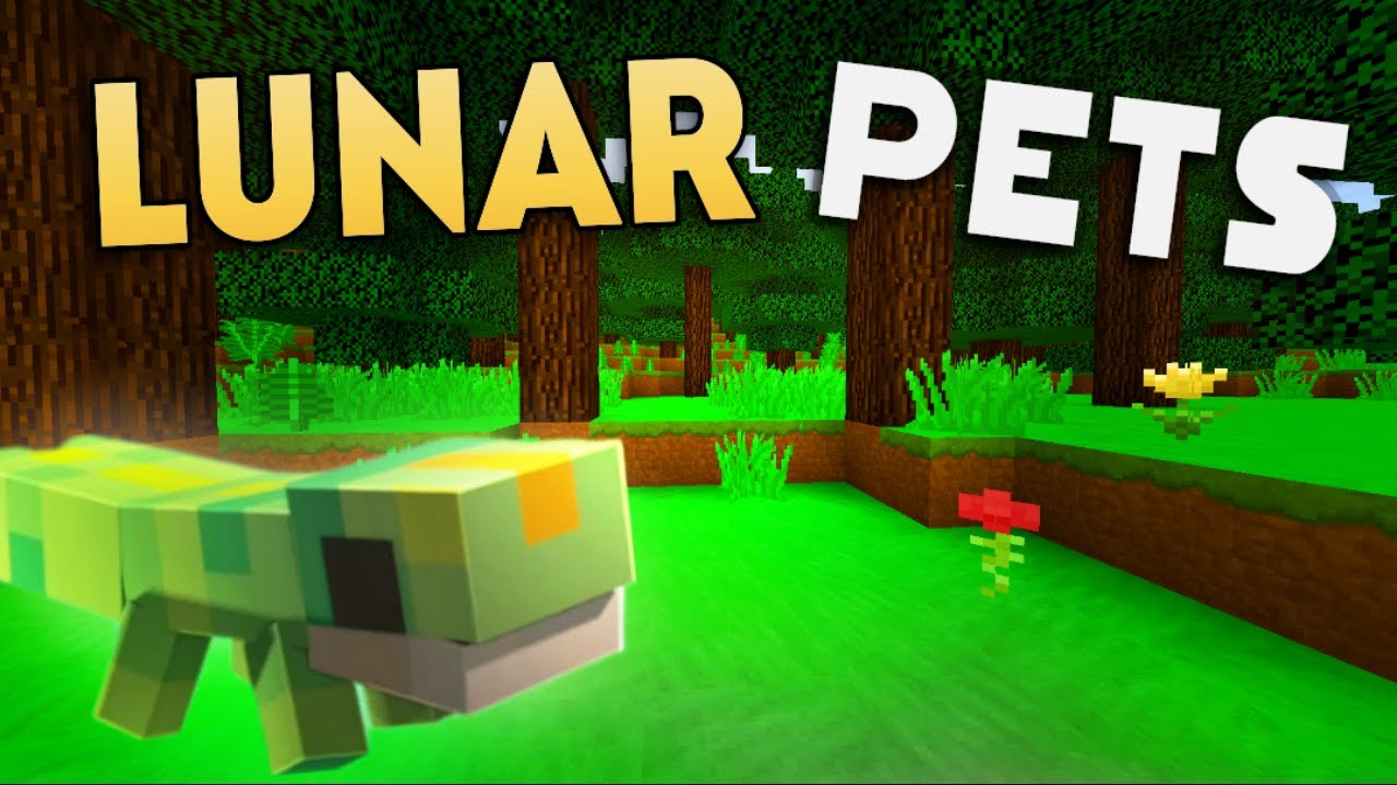 MY FIRST Minecraft Lunar PET! - YouTube