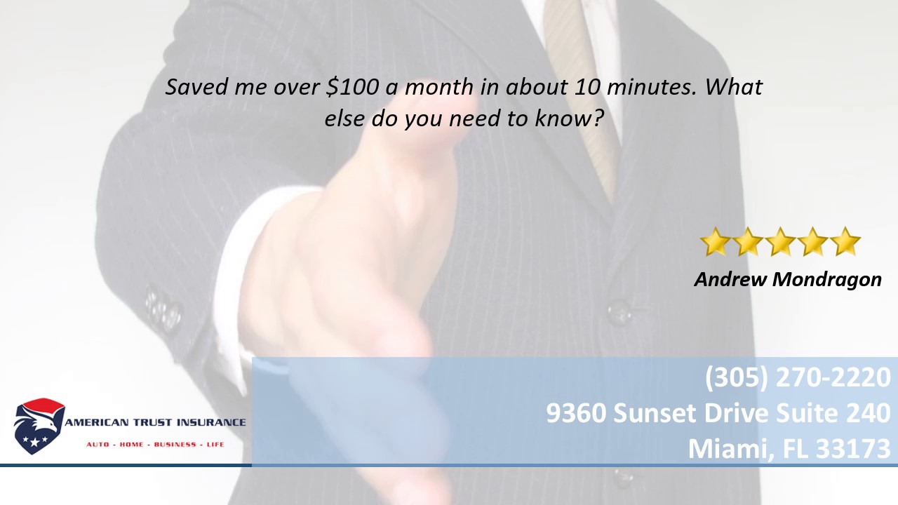 American Trust Insurance - Reviews - Miami, FL - YouTube
