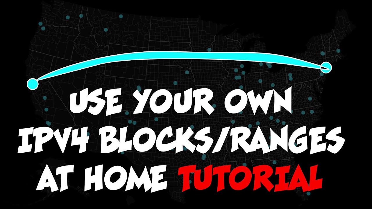 Use your OWN IP address blocks/ranges at home on Comcast, AT&T, or ...