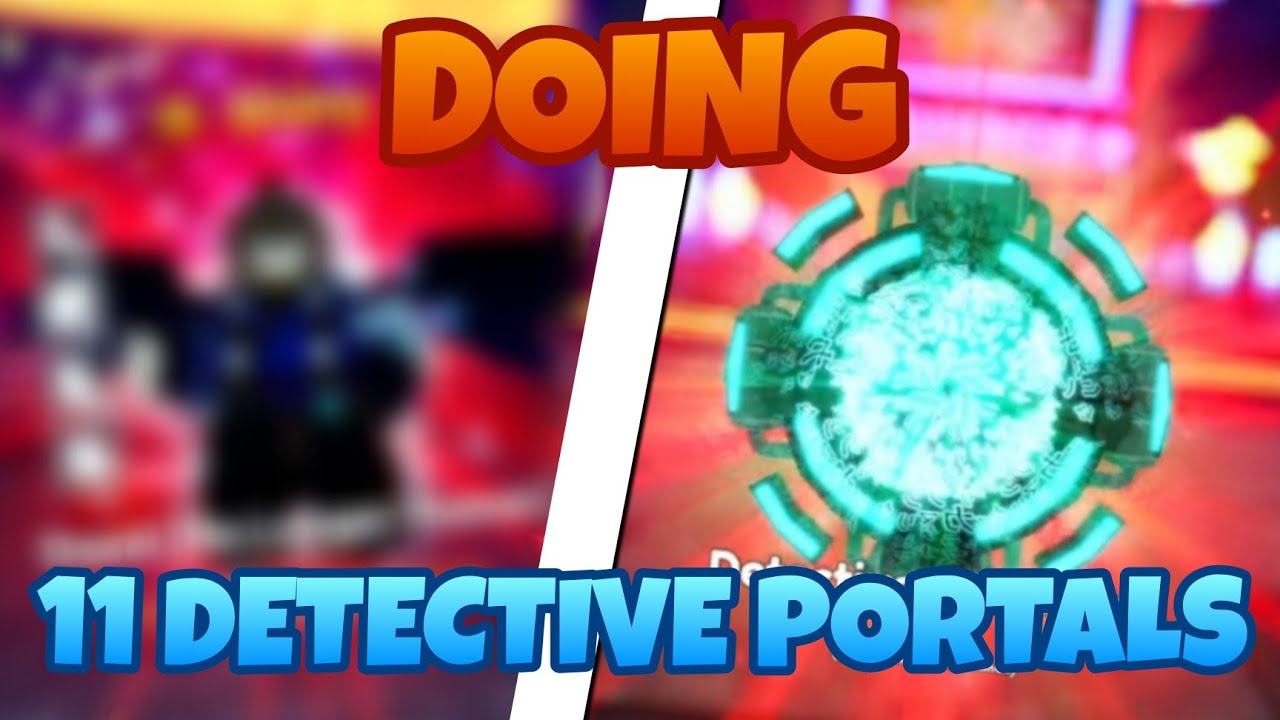 Doing 11 DETECTIVE PORTALS! | ANIME ADVENTURES - YouTube