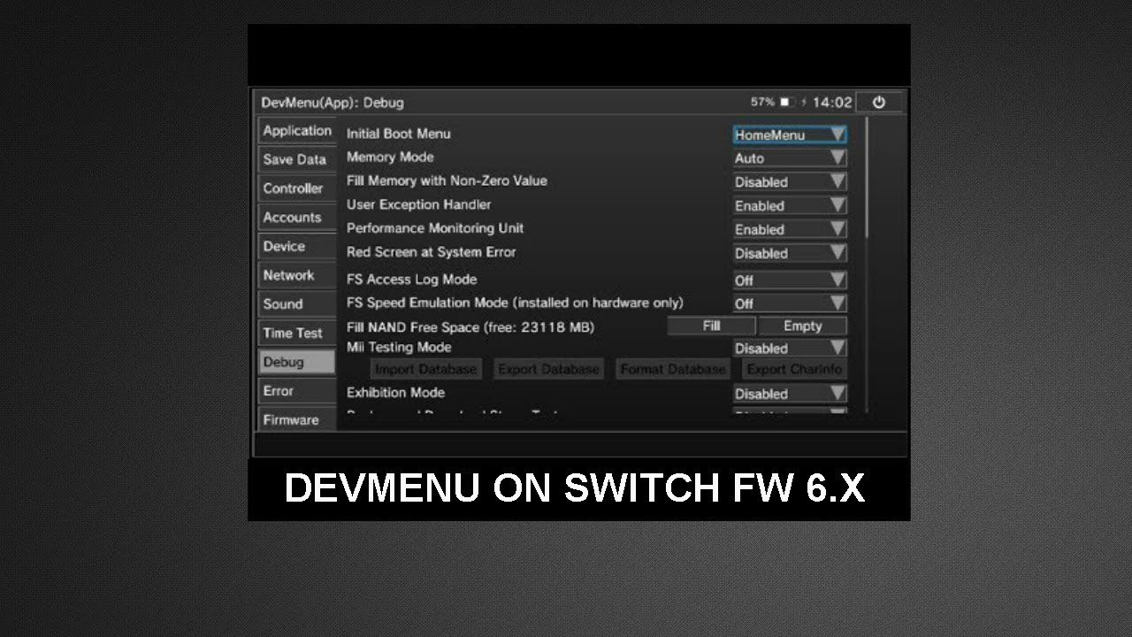 Nintendo Switch how to install DevMenu on all versions 6.x - YouTube
