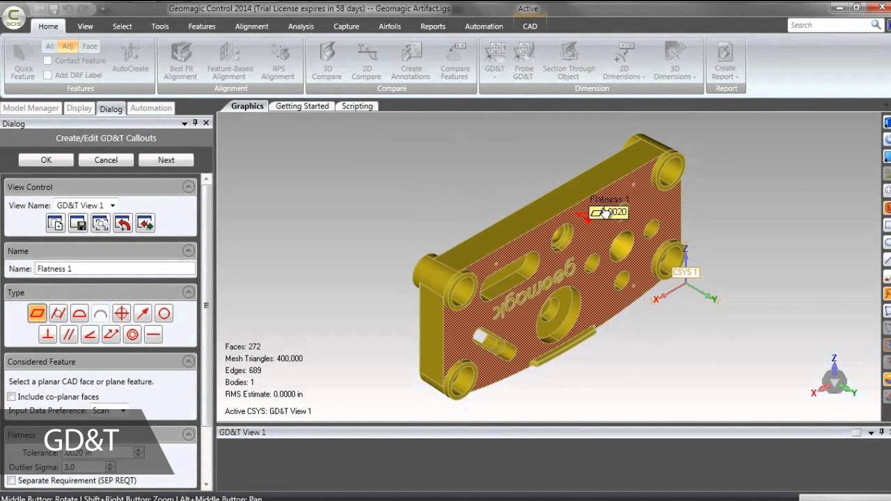 Geomagic Control Product Overview 2014 - YouTube