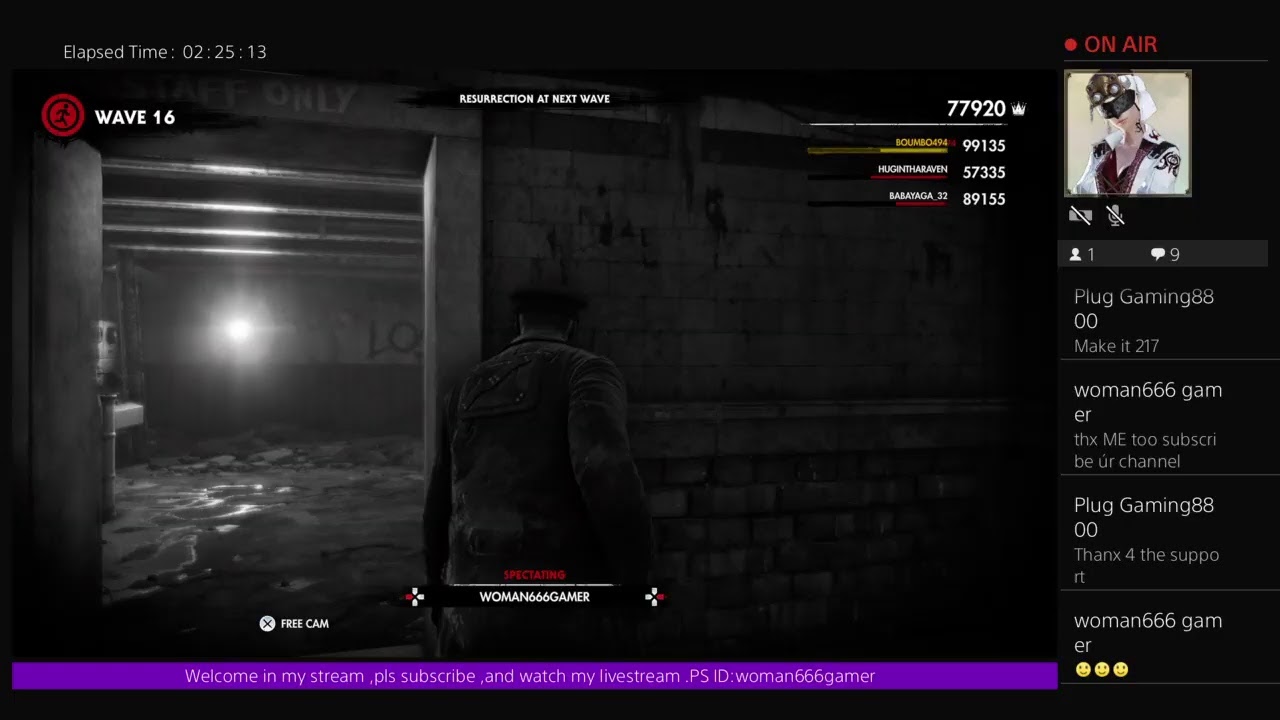 zombie-army-4-horde-with-woman666gamer-ps-4-youtube