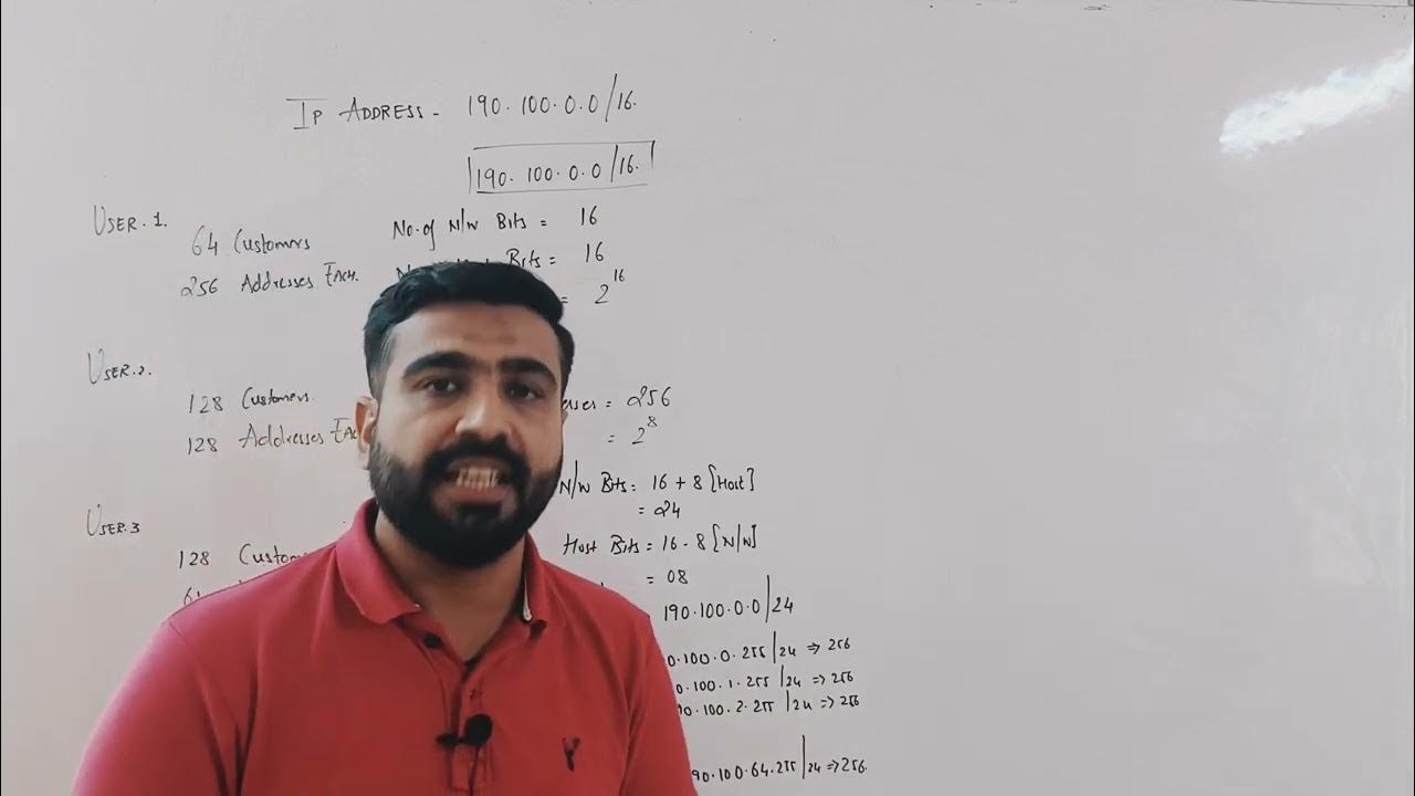 Subnetting Example Network Layer Gate Computer Network Youtube