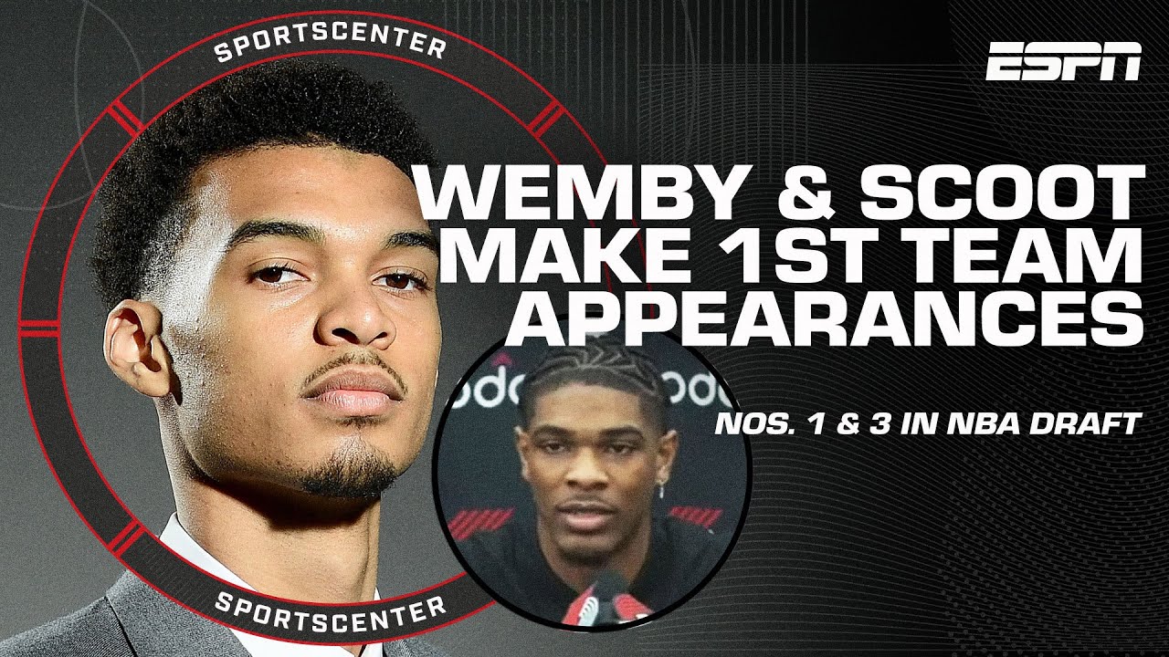 Victor Wembanyama, Scoot Henderson officially introduced by Spurs ...