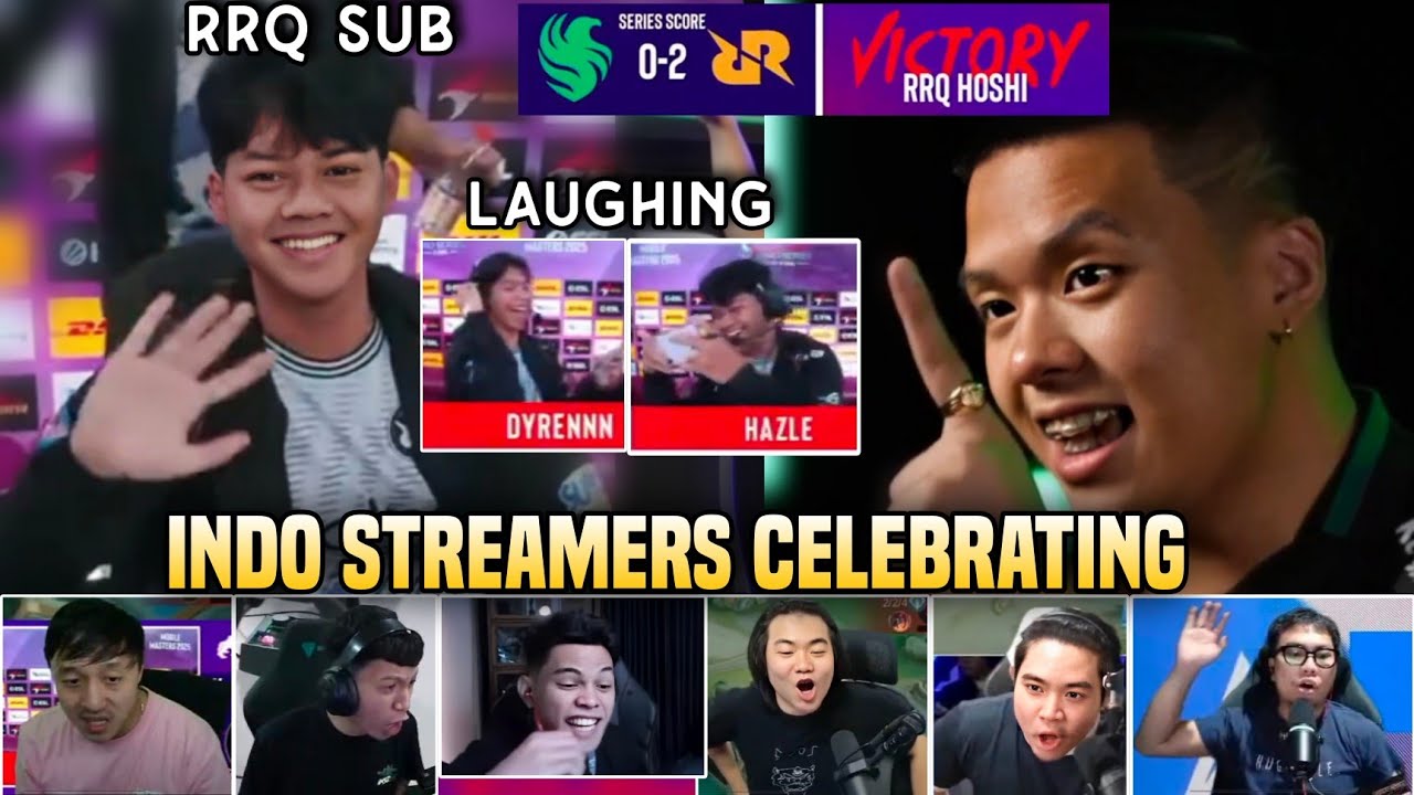 🇮🇩INDO Streamers are CELEBRATING after RRQ sweeps TEAM FALCONS...🤯🤯🤯 ...