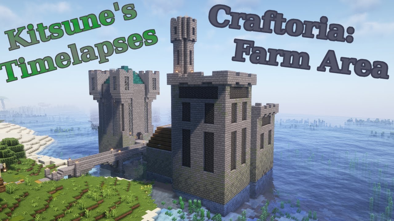 Craftoria Builds - 01 - Farms and Farm Towers - YouTube