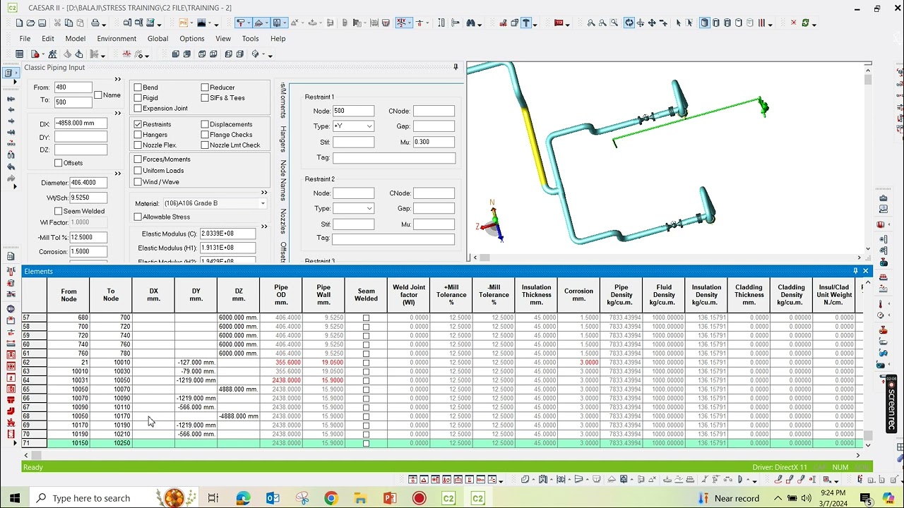 HOW TO COPY THE ELEMENTS IN CAESAR II YouTube HOW TO COPY THE ELEMENTS IN CAESAR II YouTube
