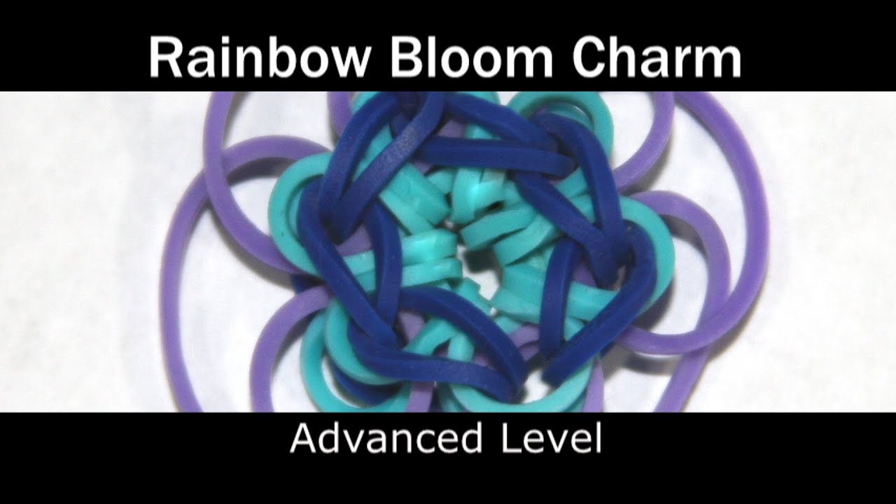 Rainbow Loom® Suzanne's Rainbow Bloom Charm - YouTube