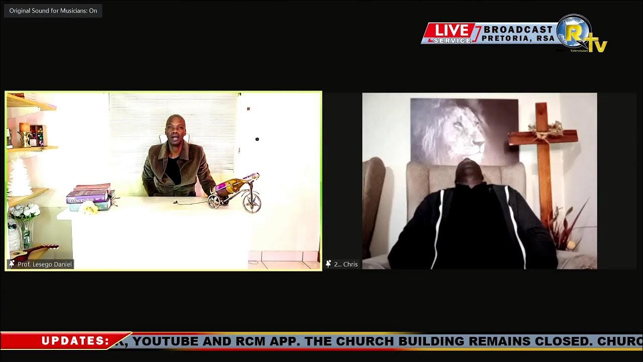 20 JUNE 2023 TUESDAY LIVE BROADCAST SERVICE WITH PROF. LESEGO DANIEL AND SONS PART 2 - YouTube
