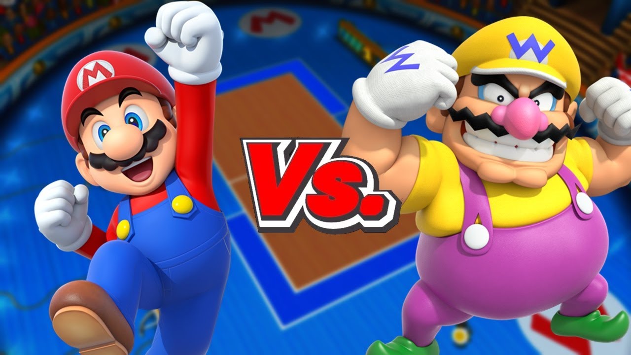 Mario Sports Mix - Team Mario Vs. Team Wario (Dodgeball) - YouTube