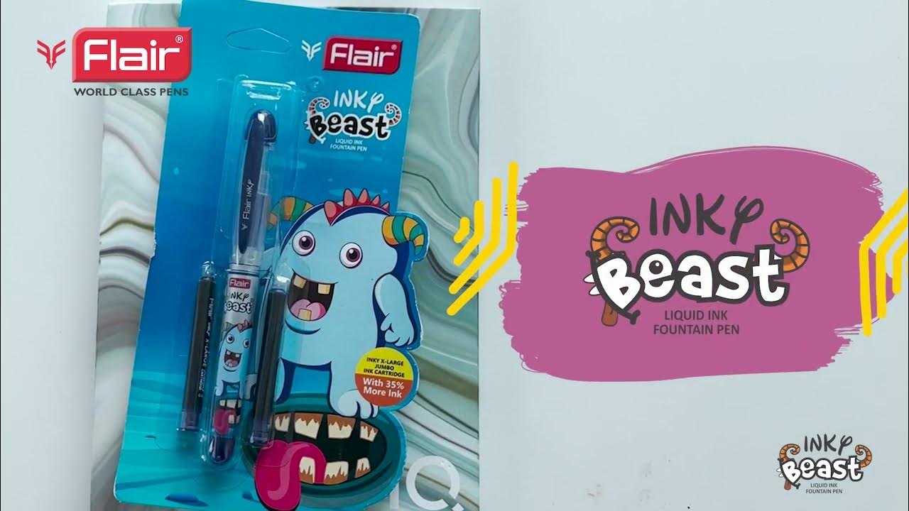 Inky beast | Flair Pens - YouTube