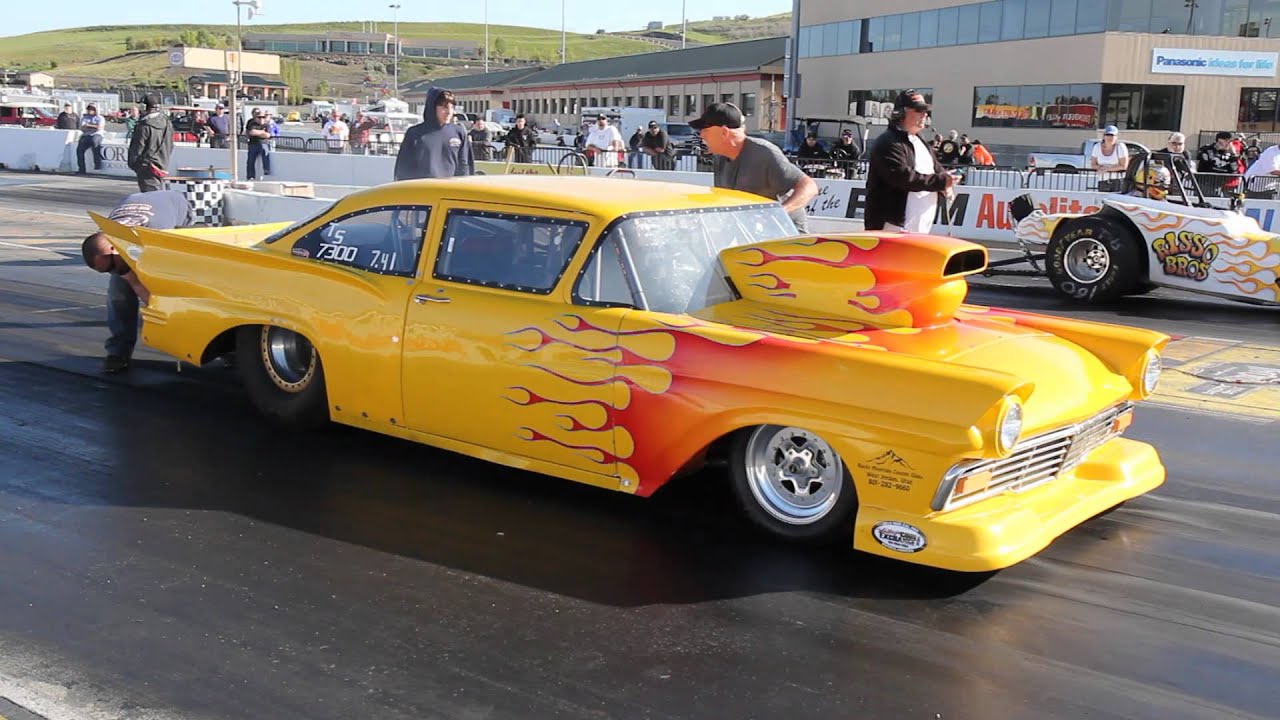 Bob Curley's '57 Fairlane 820" Kaase FORD Hemi - YouTube