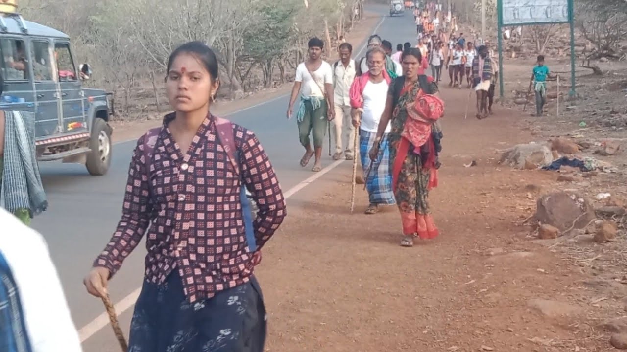 Srisailam padayatra 2023 | Kannada devotes padayatra srisailam Ugadi ...