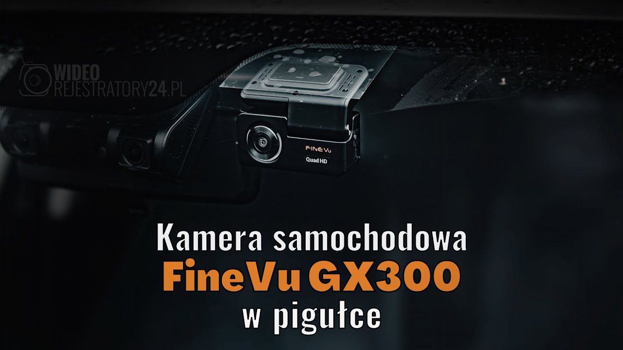 Kamera samochodowa FineVu GX300 w pigułce - YouTube