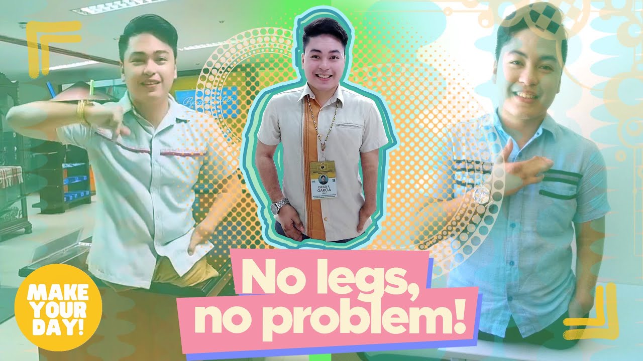 No legs, no problem! | Make Your Day - YouTube
