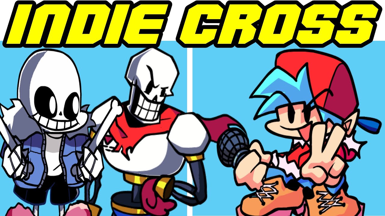 Friday Night Funkin' VS Indie Cross (Bonedoggle) (FNF Mod) - YouTube