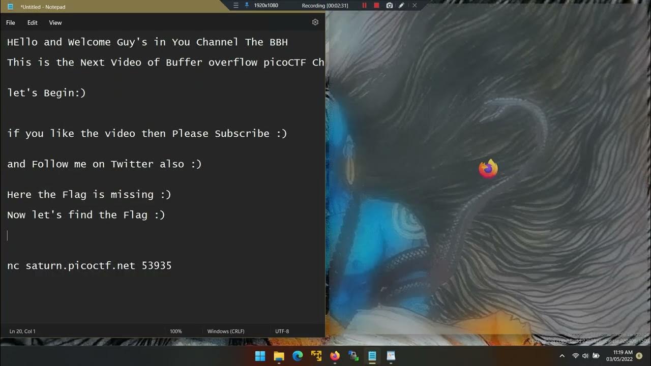 Buffer overflow PICO CTF 2022 Challenge For Bug Bounty Hunters || Bug Bounty || POC || Part-2 ...