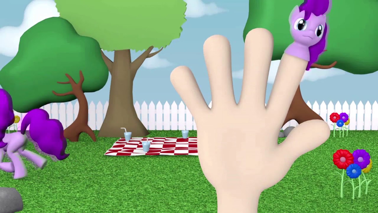 My Little Pony 3D Finger Family Nursery Rhyme for Children - YouTube