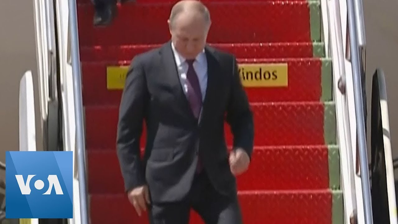 Russian President Putin Arrives in Brazil for BRICS Summit - YouTube