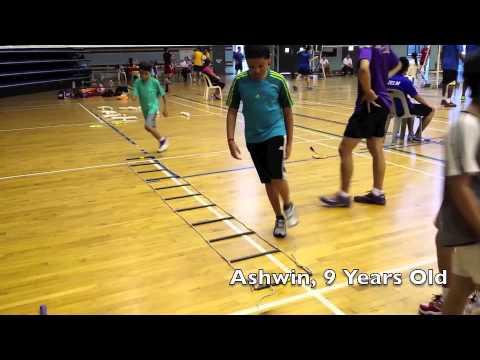 Agility ladder challenge - Jwave Badminton Training Centre - YouTube