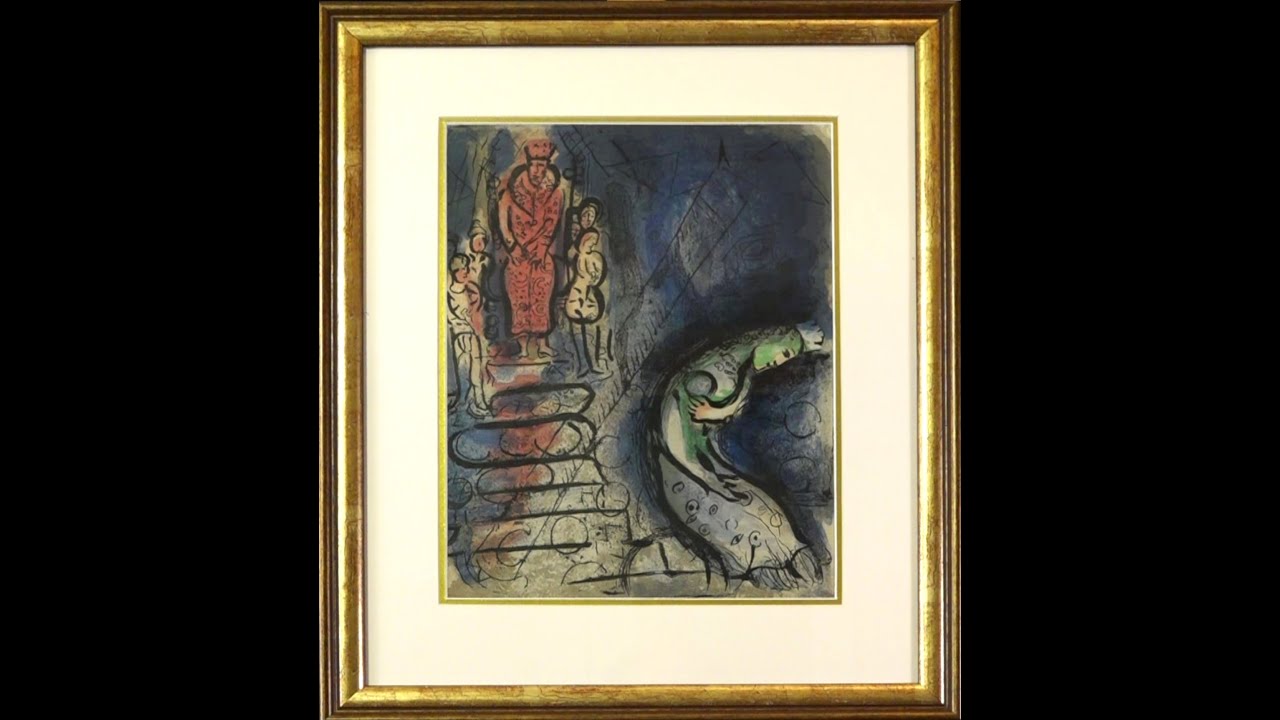 Marc Chagall "Ahasverus banishes Vashti", litografia z 1960 r. - YouTube