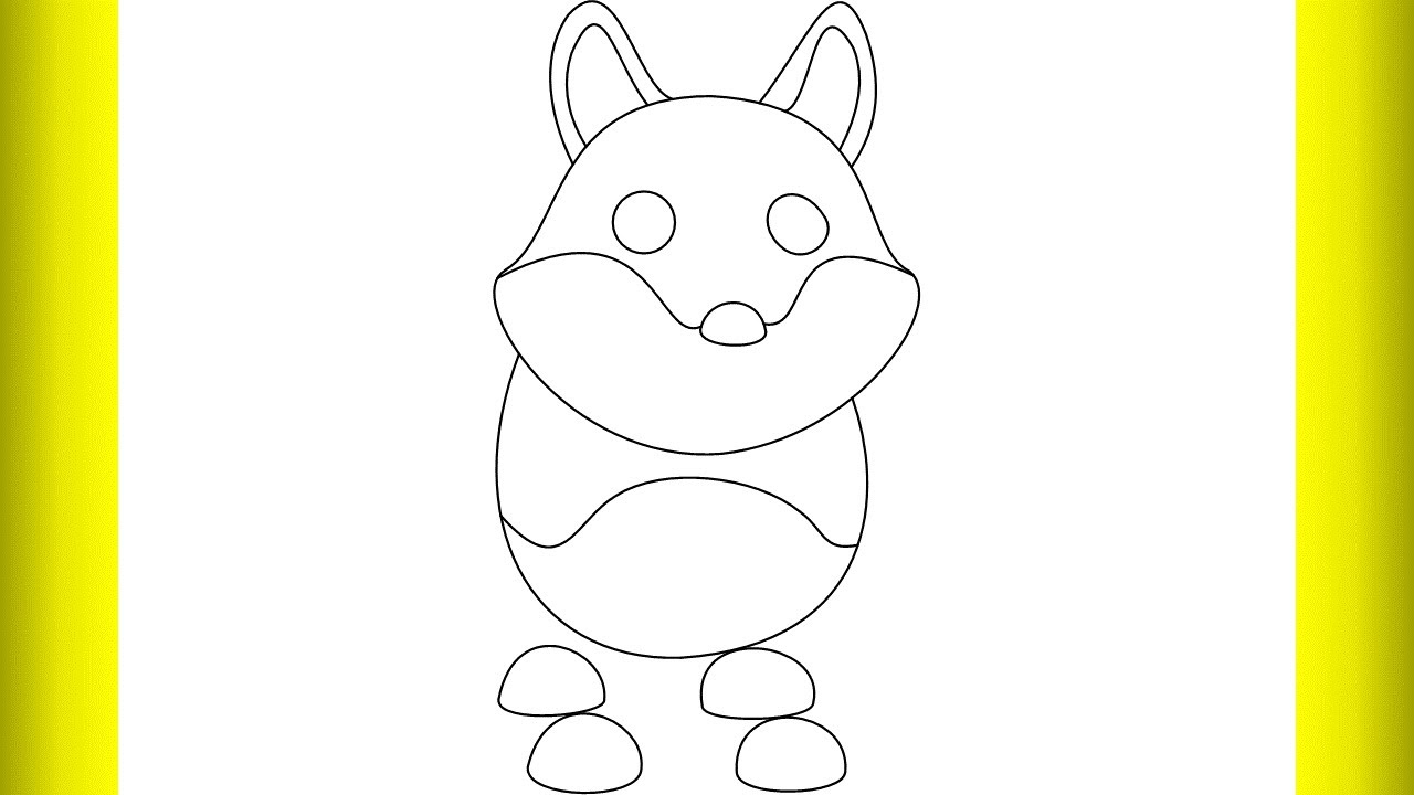 How To Draw Wolf From Adopt Me /Drawing Creation/ - YouTube