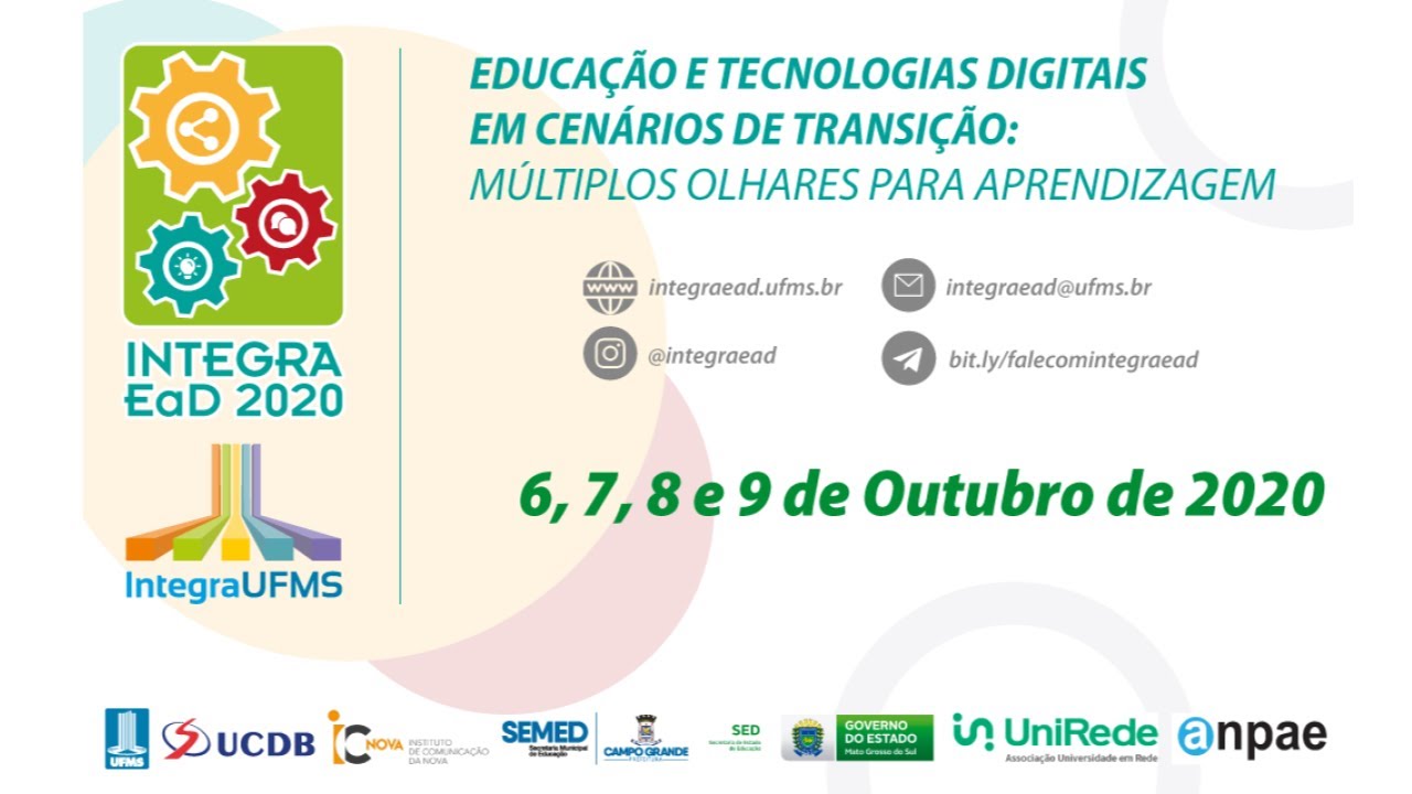 [IntegraEaD 2020] Múltiplos olhares para a aprendizagem - YouTube